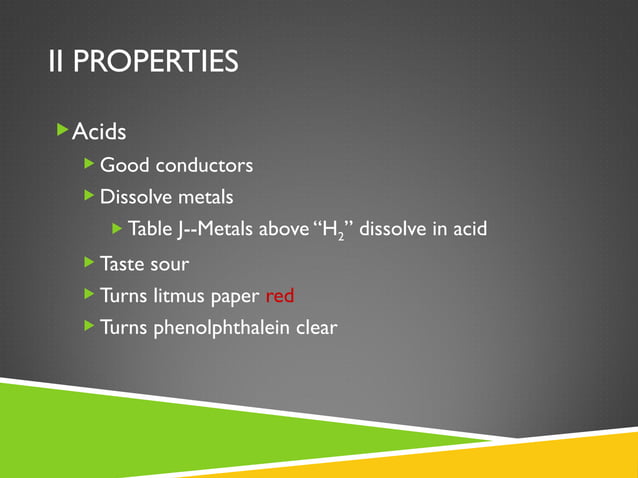 Ions in solution, acids bases and salts. | PPT