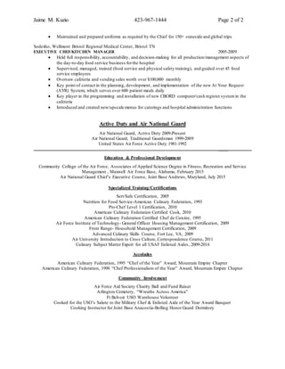 Estate Mgt Resume Kuzio | DOCX