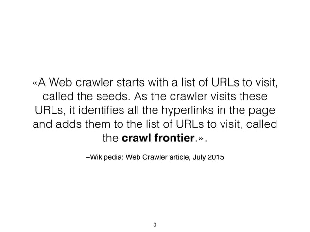 Frontera-Open Source Large Scale Web Crawling Framework | PPT