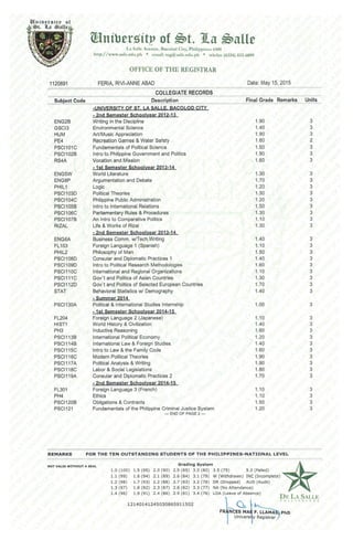 Transcript of Records | PDF