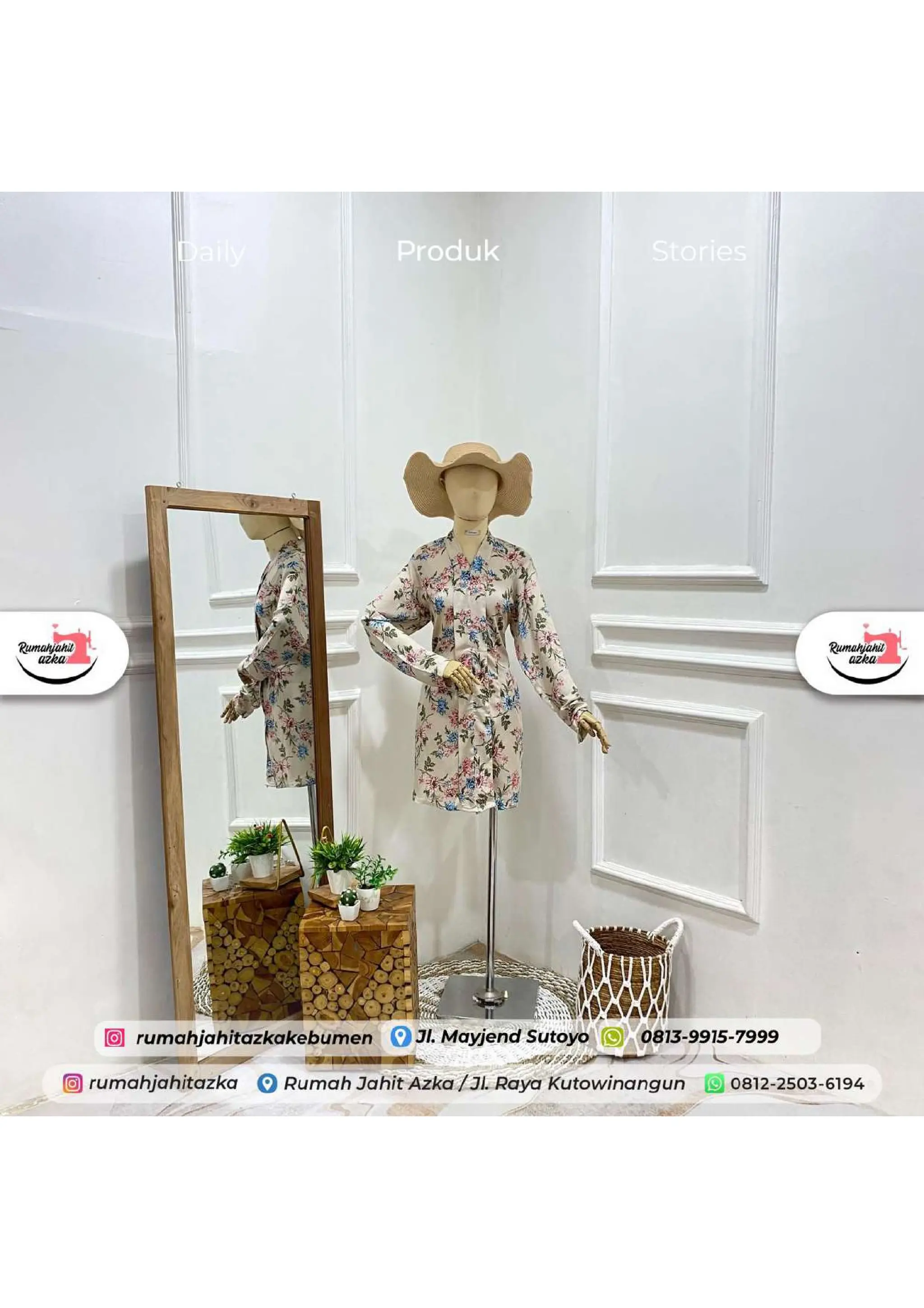 Kebaya Kutu Baru Floral by Rumah Jahit Azka | PDF