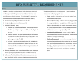 RFQ for Pacifica's Beach Blvd Hotel Site | PDF