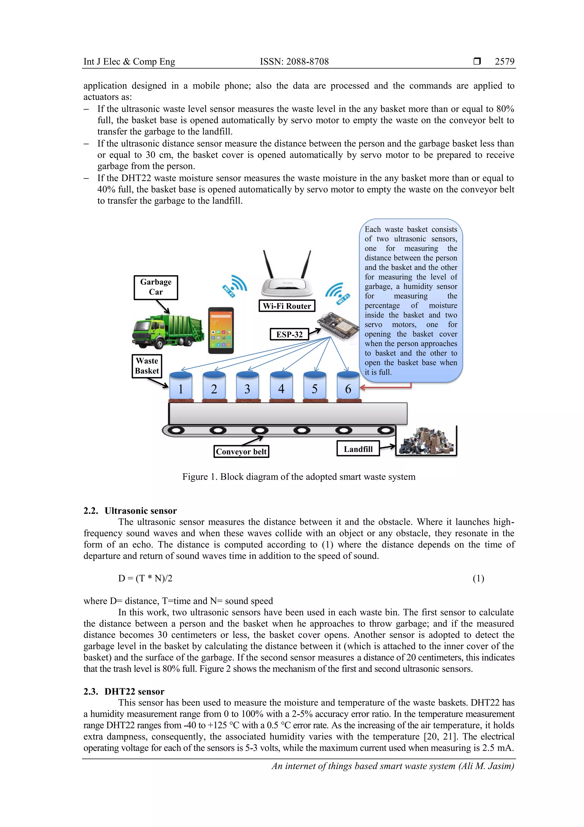 An internet of things based smart waste system | PDF | Home Appliances ...