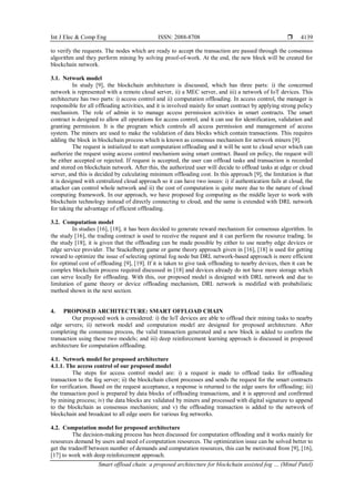 Smart offload chain: a proposed architecture for blockchain assisted fog offloading in smart ...