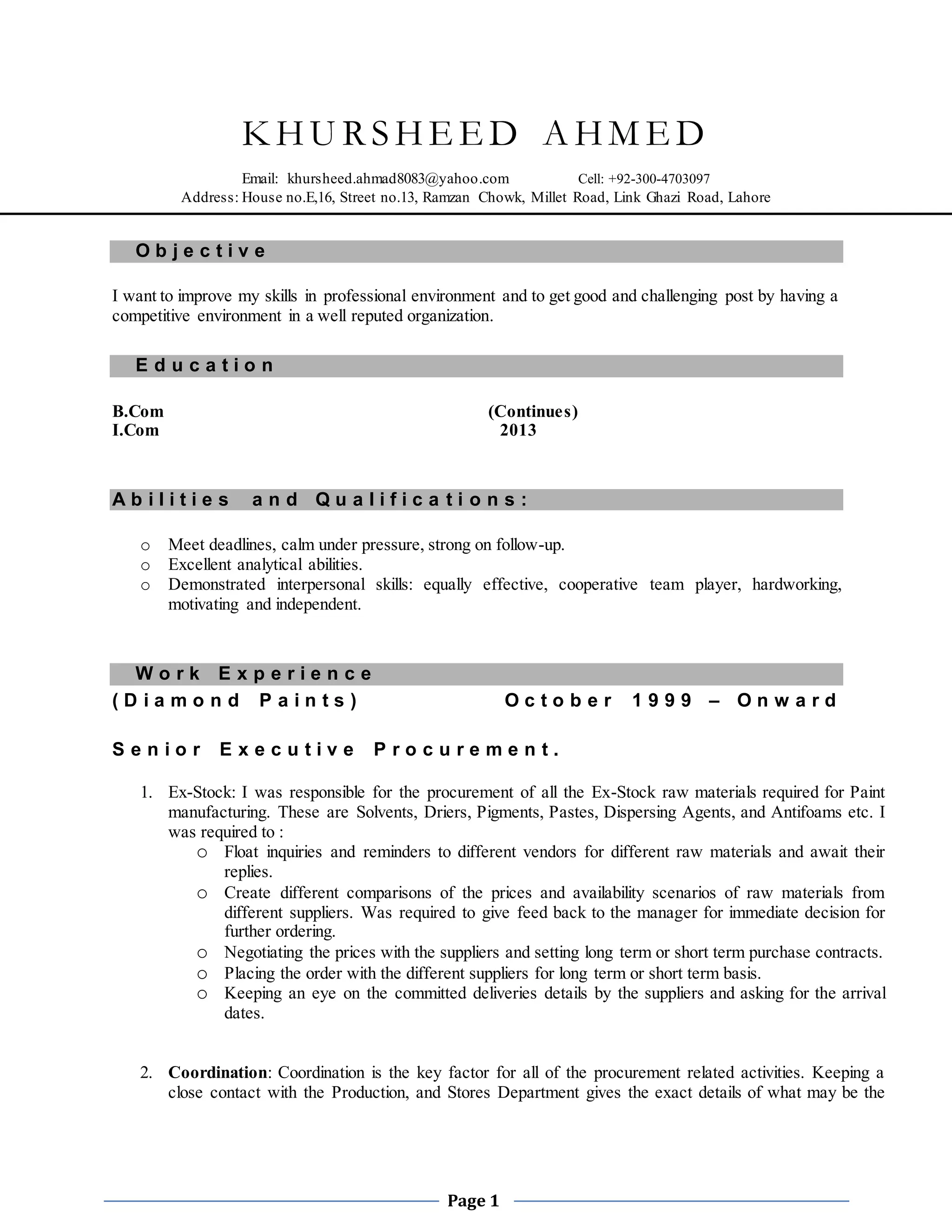 Khursheed Ahmed | PDF