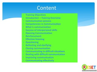 Communication Skills Training | PPT