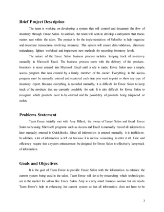 Envee Salon Database Design | DOCX