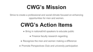 CWG Final Presentation | PPT