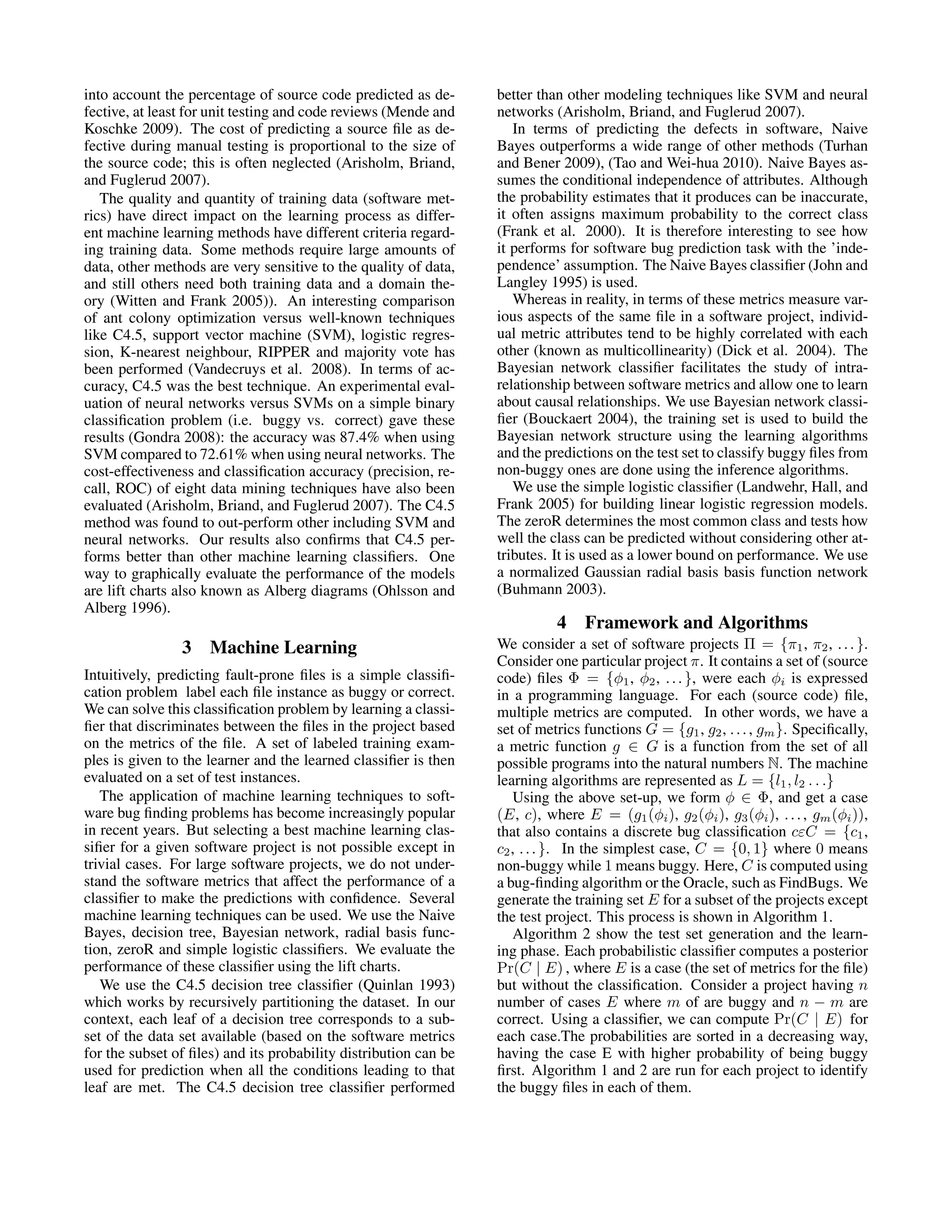Predicting Fault Prone Files Using Machine Learning Pdf