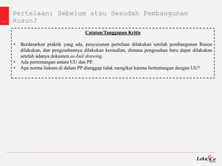 Hukum Properti pasca UU Cipta Kerja | PPTX