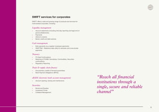 SWIFT for Corporates Brochure | PPT | Free Download