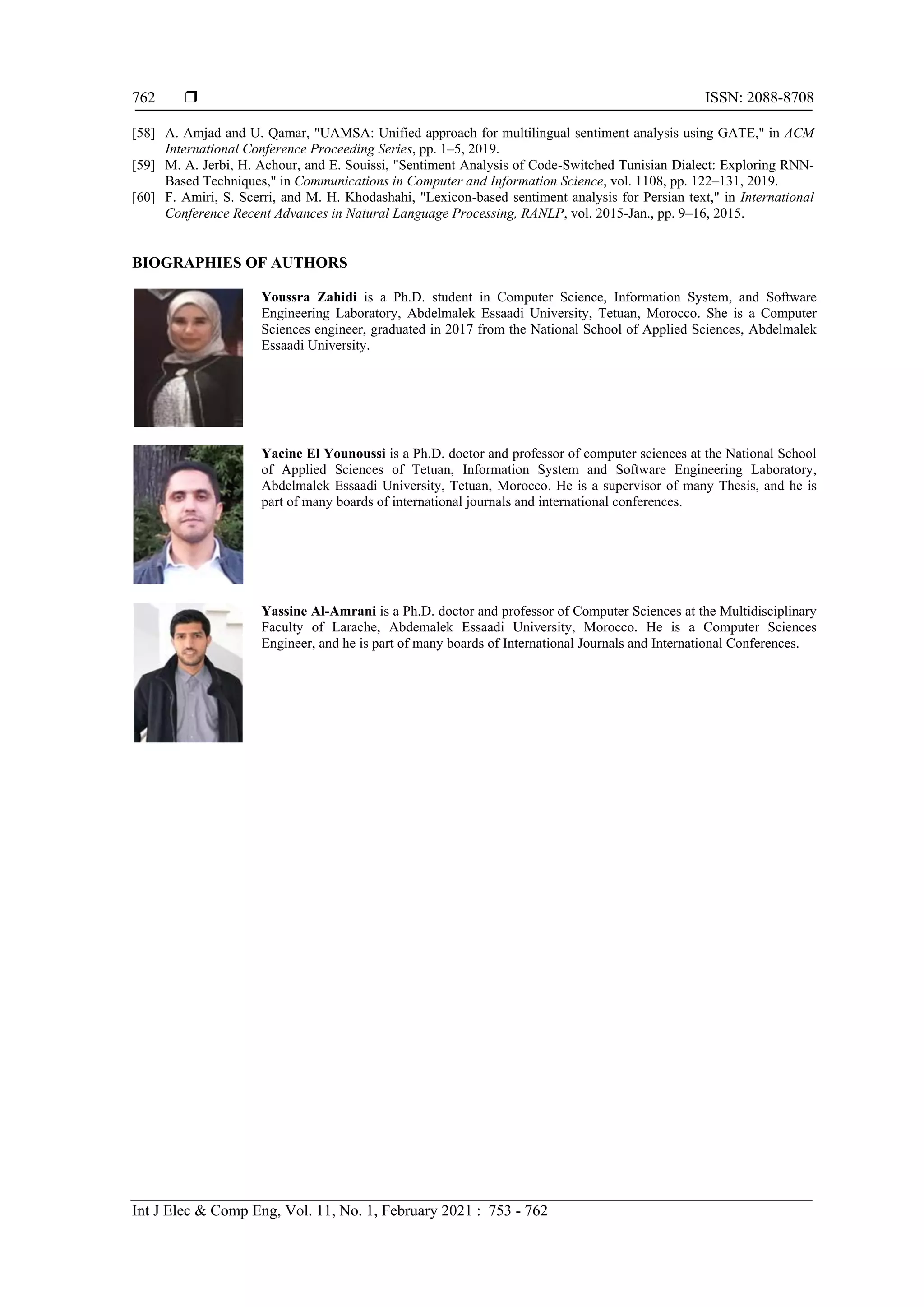 Different valuable tools for Arabic sentiment analysis: a comparative ...