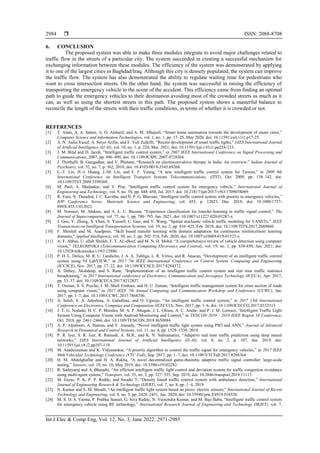 Integrated tripartite modules for intelligent traffic light system ...