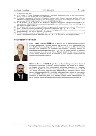 Integrated tripartite modules for intelligent traffic light system ...