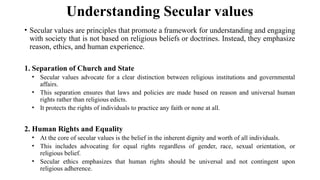 GE3791 – HUMAN VALUES AND ETHICS in secularism | PPTX