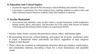 GE3791 – HUMAN VALUES AND ETHICS in secularism | PPTX