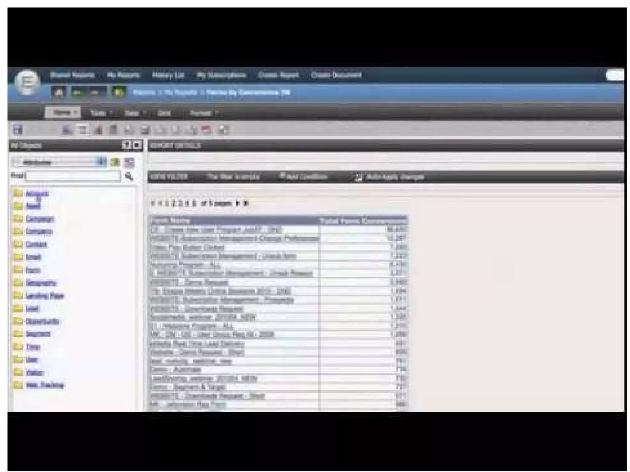 Video - Eloqua 10 Custom Reporting | PPT