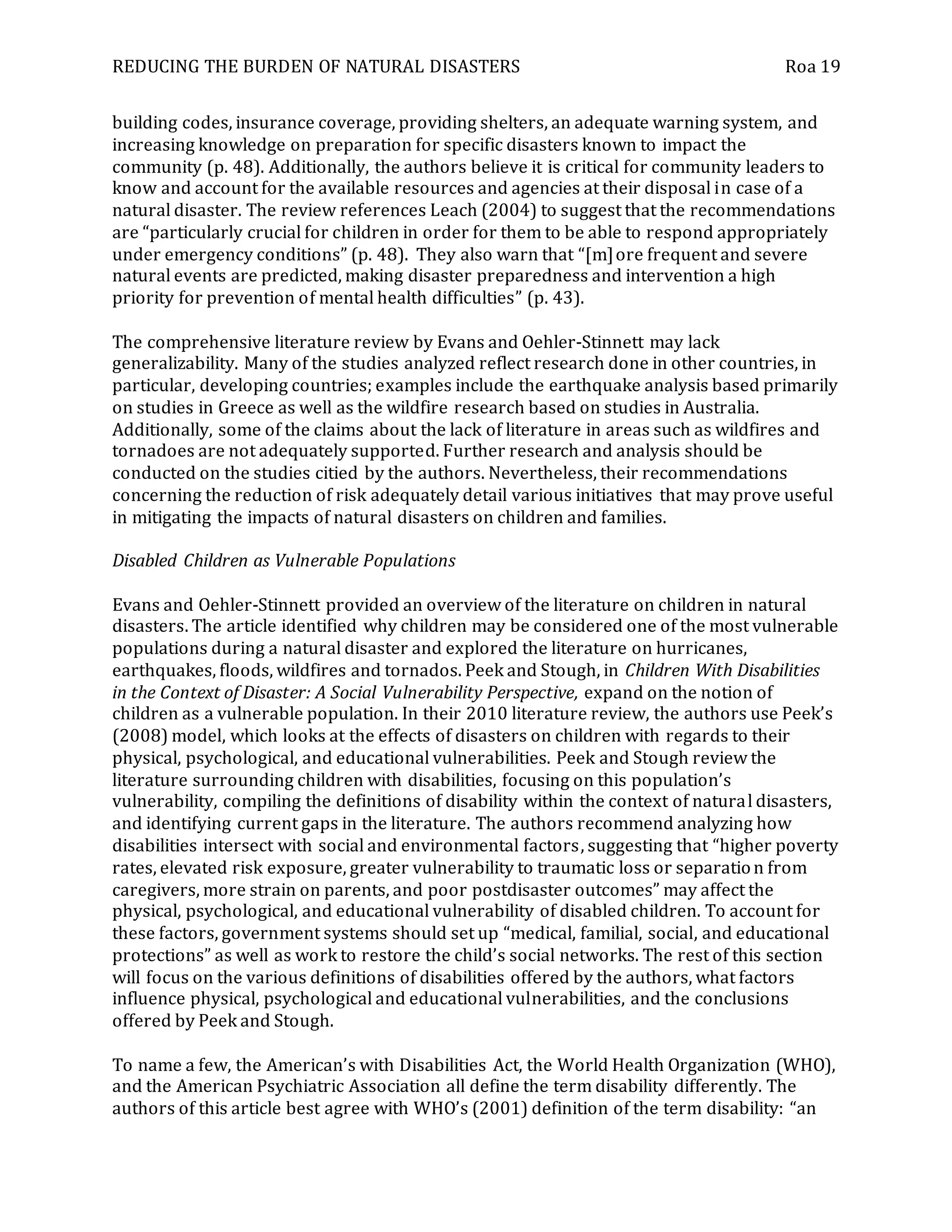 Reducing the Burden of Natural Disasters on Families and Children_ Roa ...