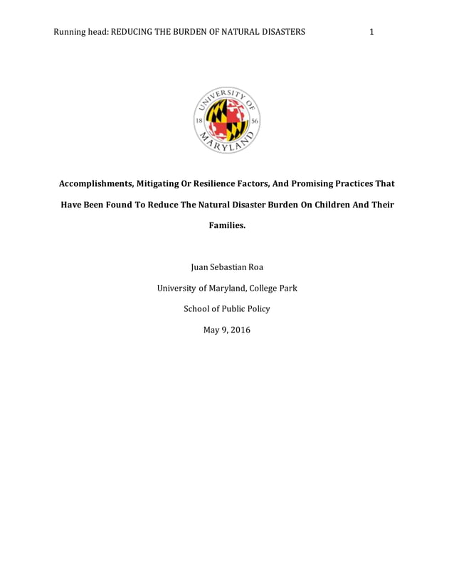 Reducing the Burden of Natural Disasters on Families and Children_ Roa ...