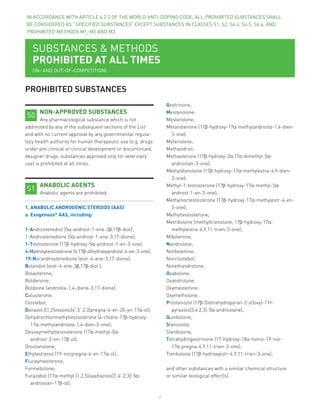 wada-2016-prohibited-list-en | PDF | Illegal Drugs, Tobacco ...
