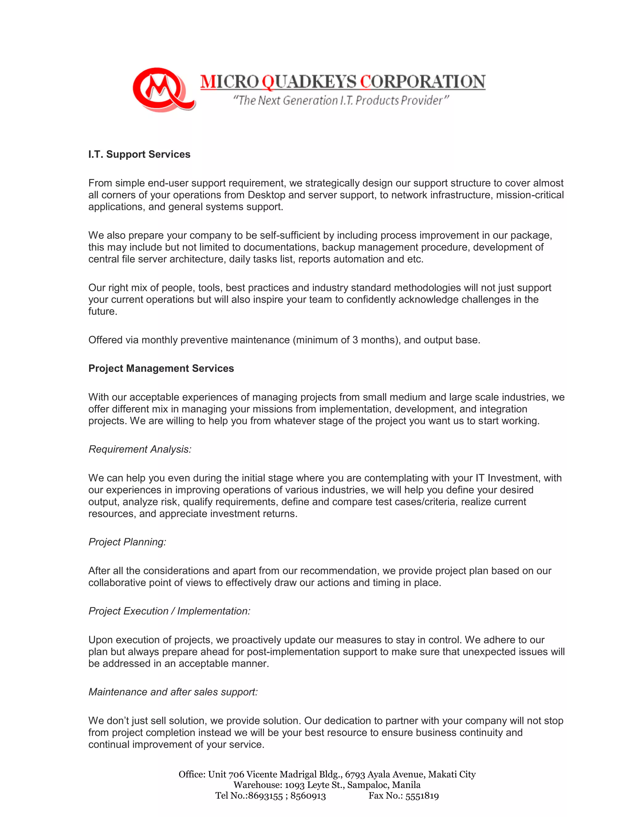 company profile | PDF