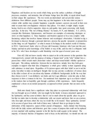 Unit 4 Happiness Assignment-HU300-06.doc
