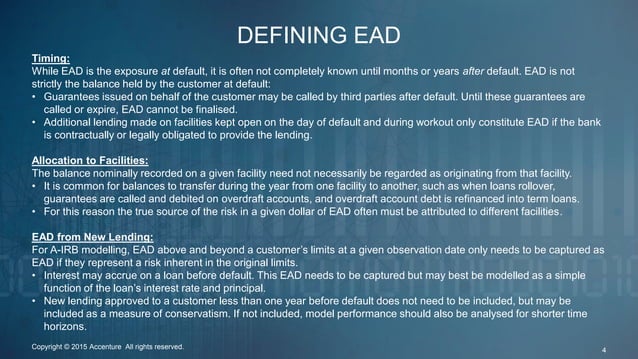 Best Practice EAD Modelling Methodologies v1.4 | PDF | Home Financing ...