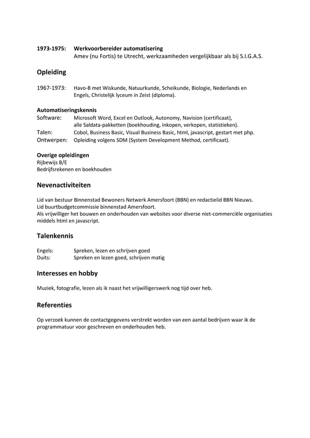 Curriculum Vitae | PDF