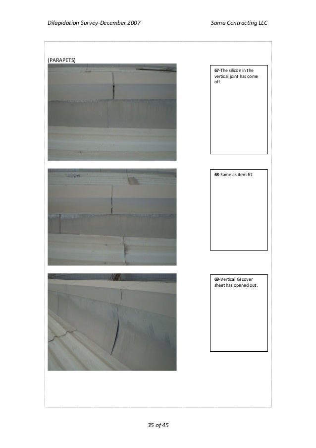 Dilapidation Survey Report