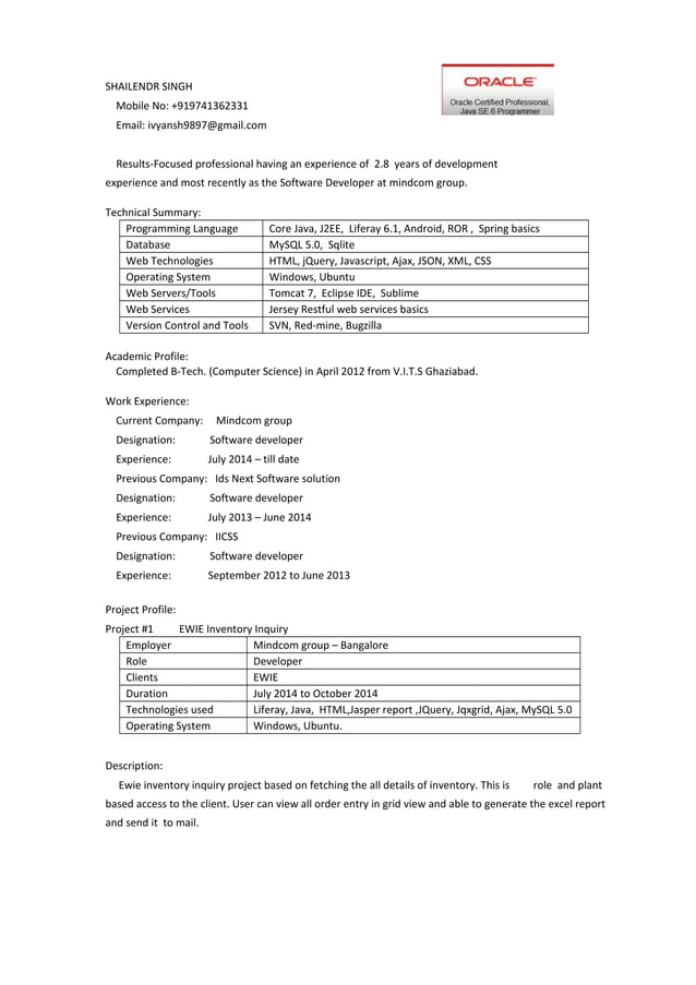 Shailendr Singh | DOC