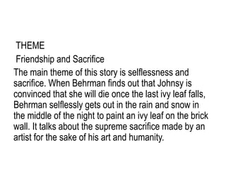 the last leaf ppt | PPTX