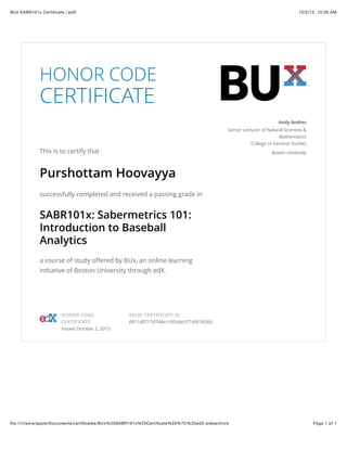 sabermatrix @ Bostonedx | PDF