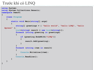 LINQ | PPT