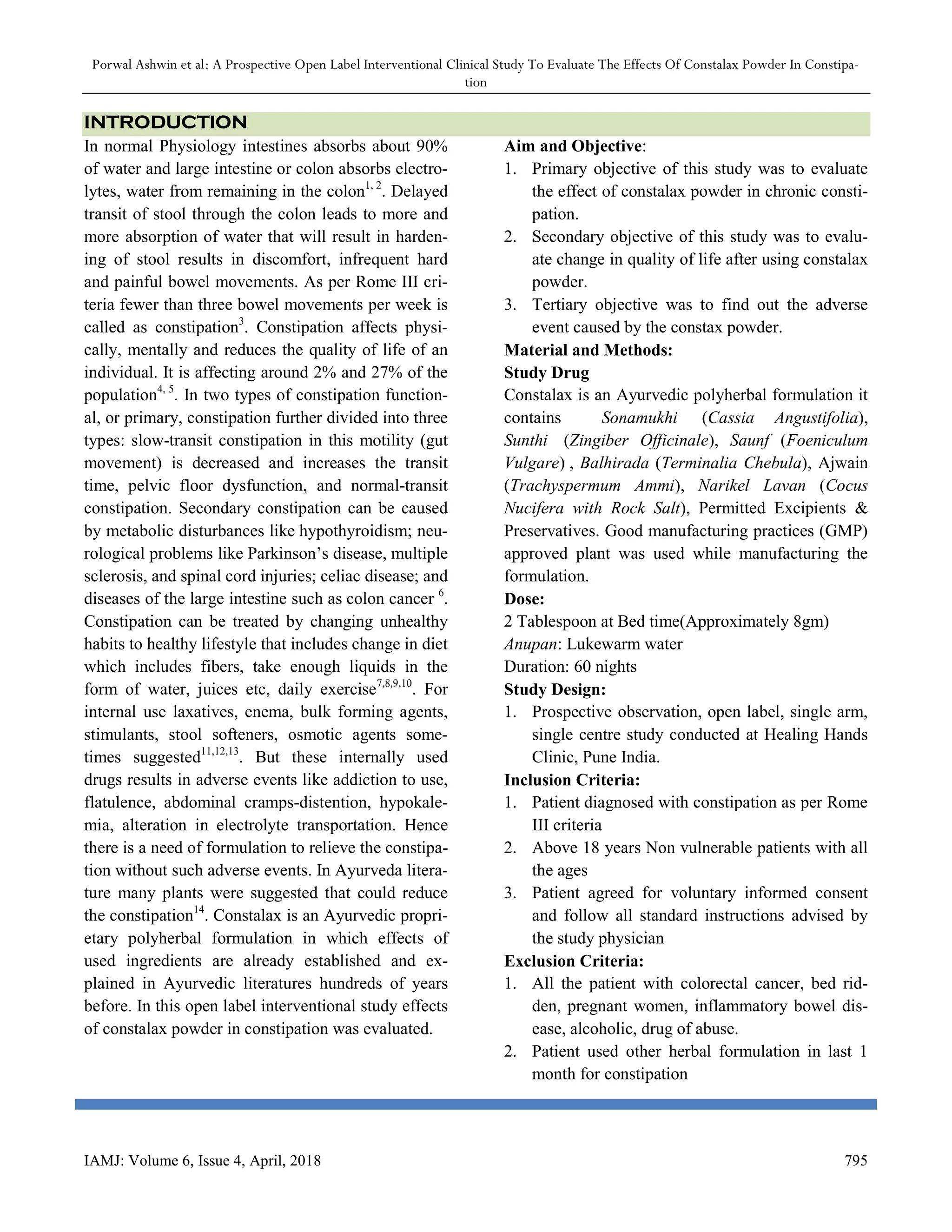 INTERNATIONAL AYURVEDIC MEDICAL JOURNAL | PDF | Medical Health