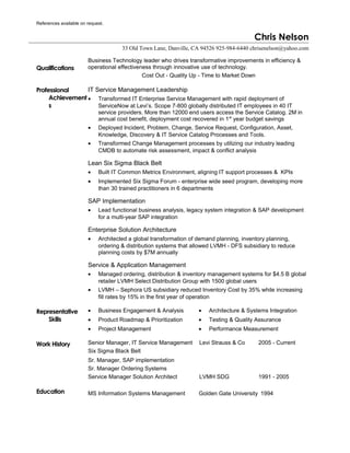 Functional resume - Chris Nelson | PDF
