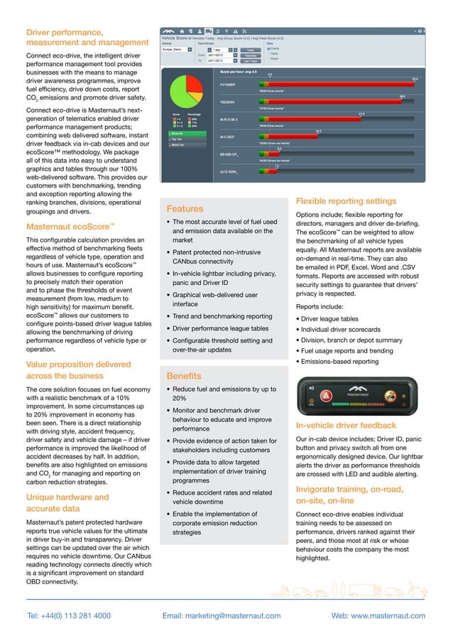 Masternaut ecodrive | PDF