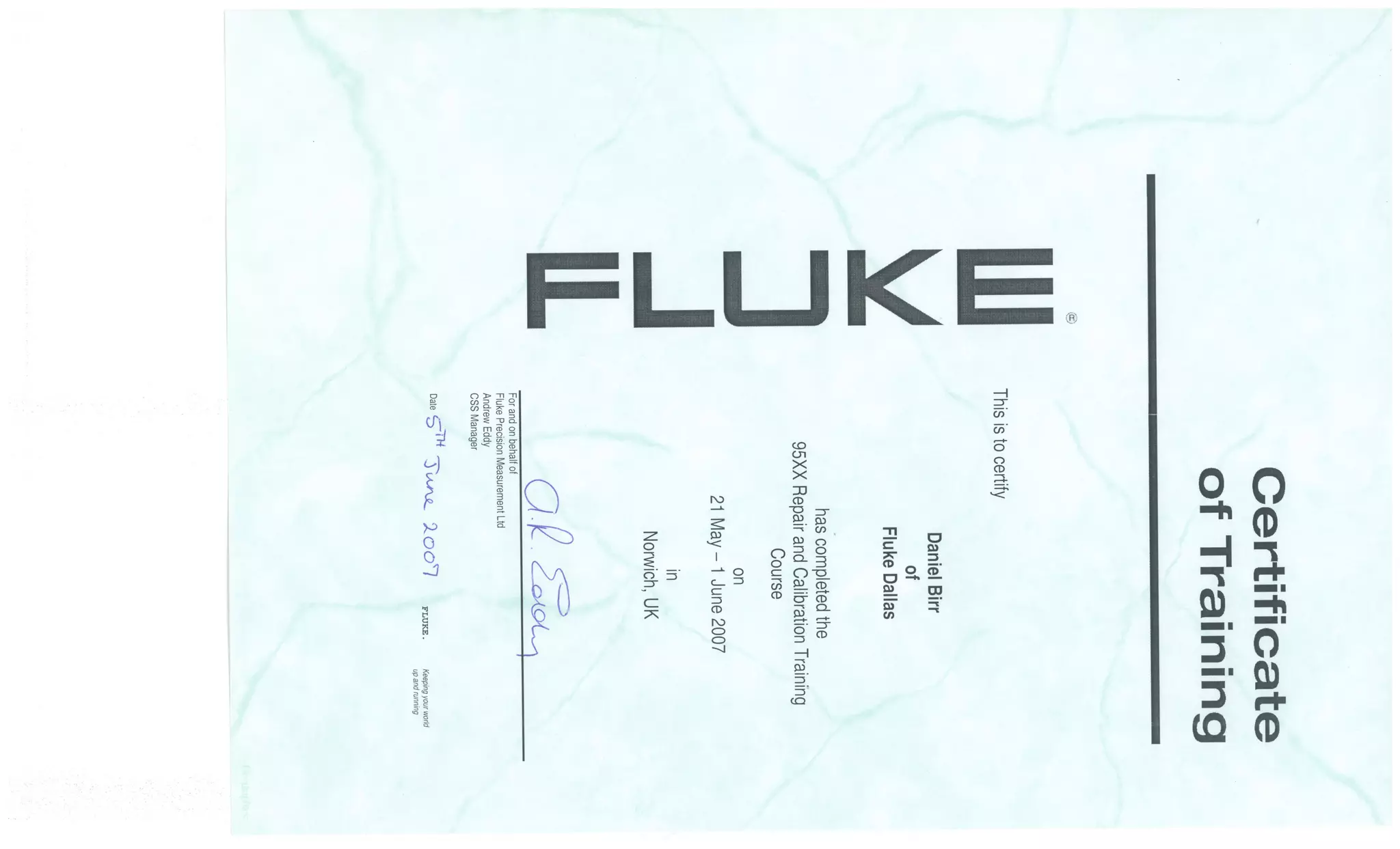 Daniel Fluke 95XX Scope Calibrator | PDF