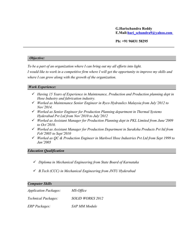 hari resume 1 | PDF