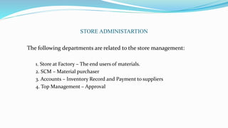 Material Management | PPT