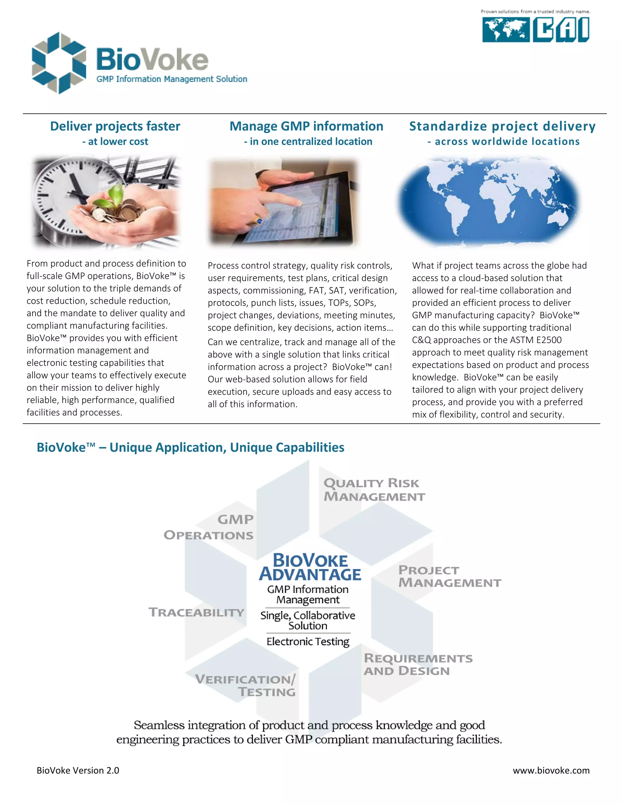 BioVoke Overview | PDF | Business | Business and Finance