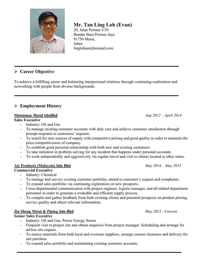 Resume (Tan Ling Loh) | PDF