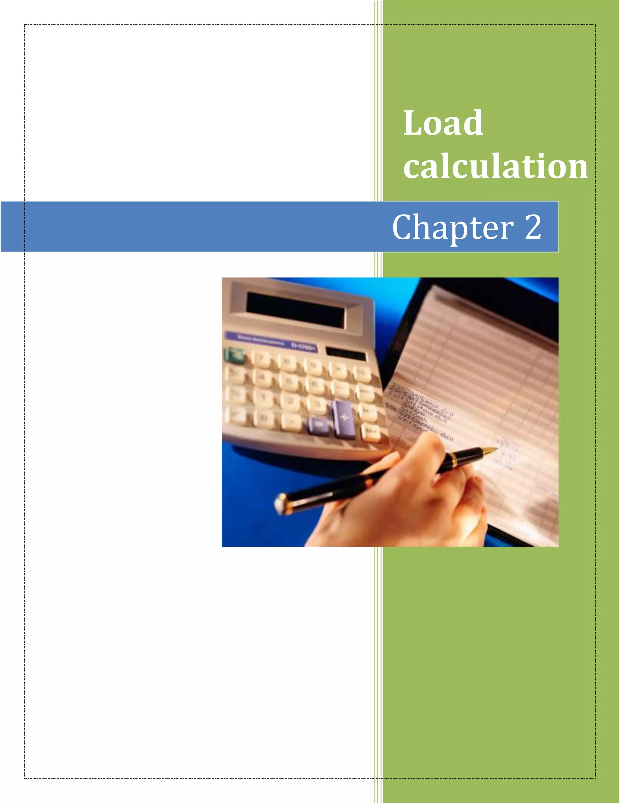 Chapter 2 (load calculation)mostafa | DOCX
