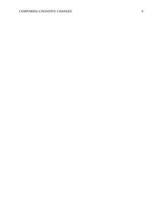 Comparing Cognitive Changes | PDF