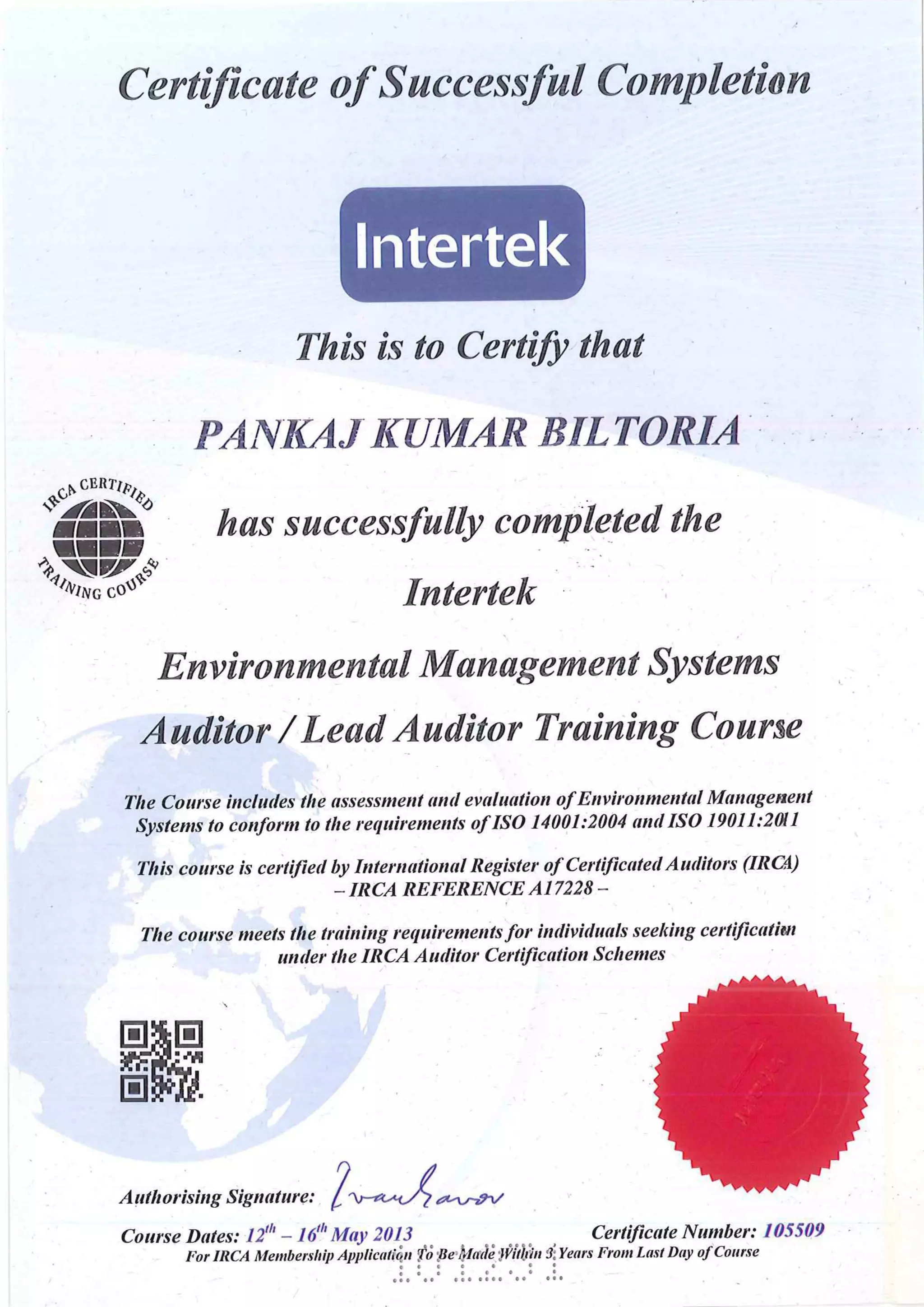 ISO 14001 LEAD AUDITOR | PDF