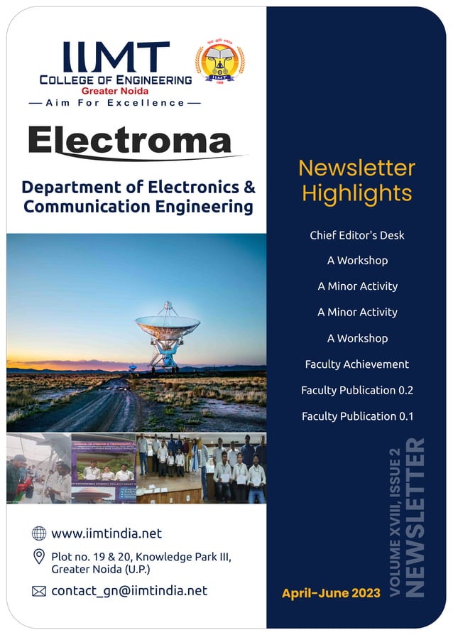 Department of electronics and communication engineering | PDF