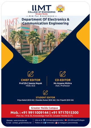 Department of electronics and communication engineering | PDF