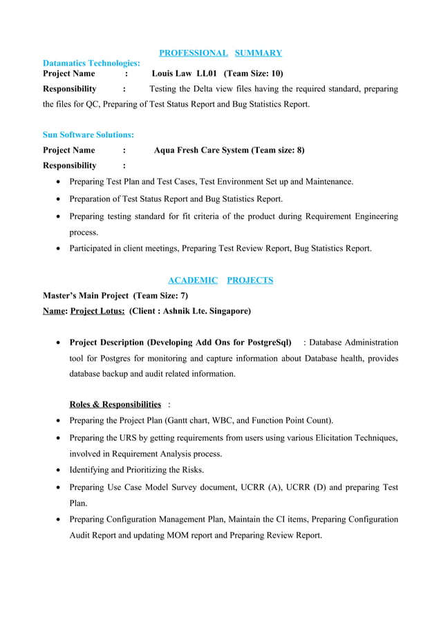 Mangai Resume - BA | PDF