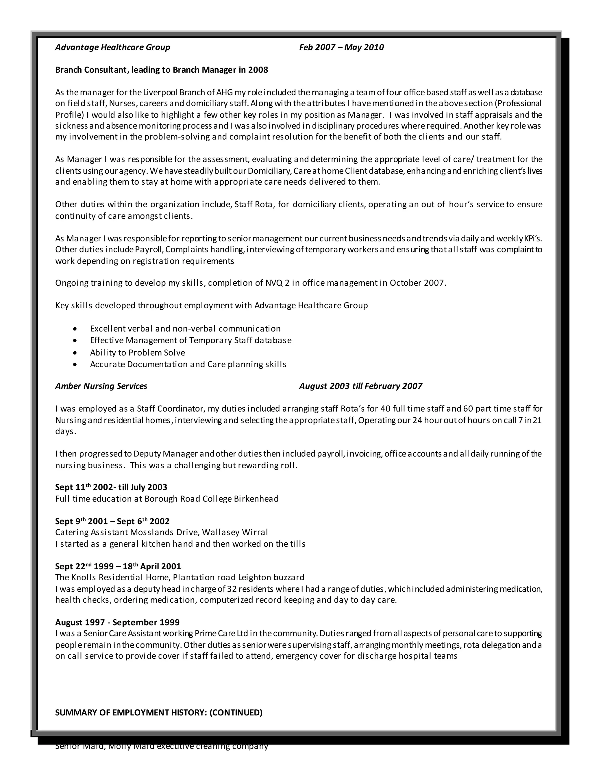 Tracy Morris cv (1) | DOCX