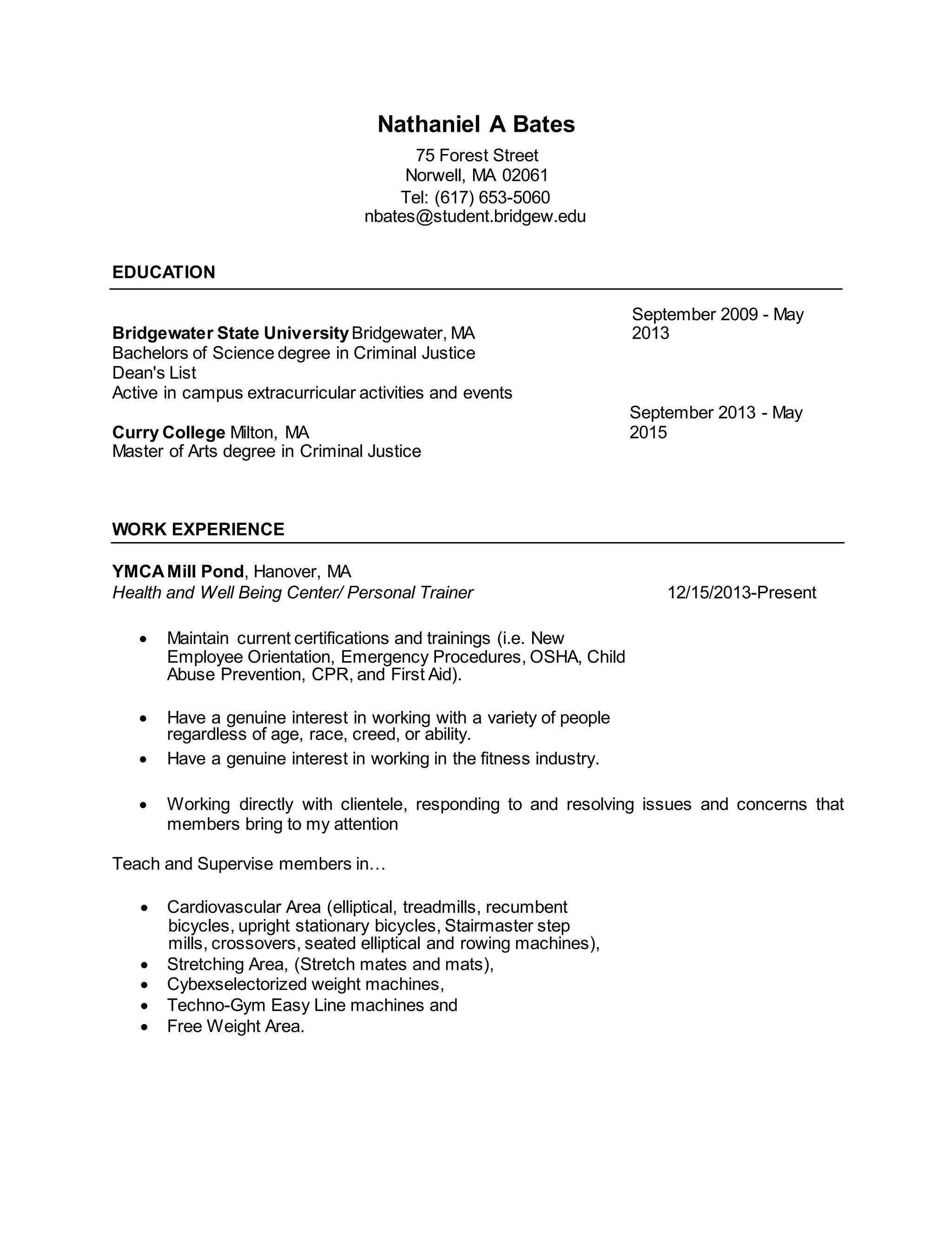 Resume Updated 2015-1 | DOCX