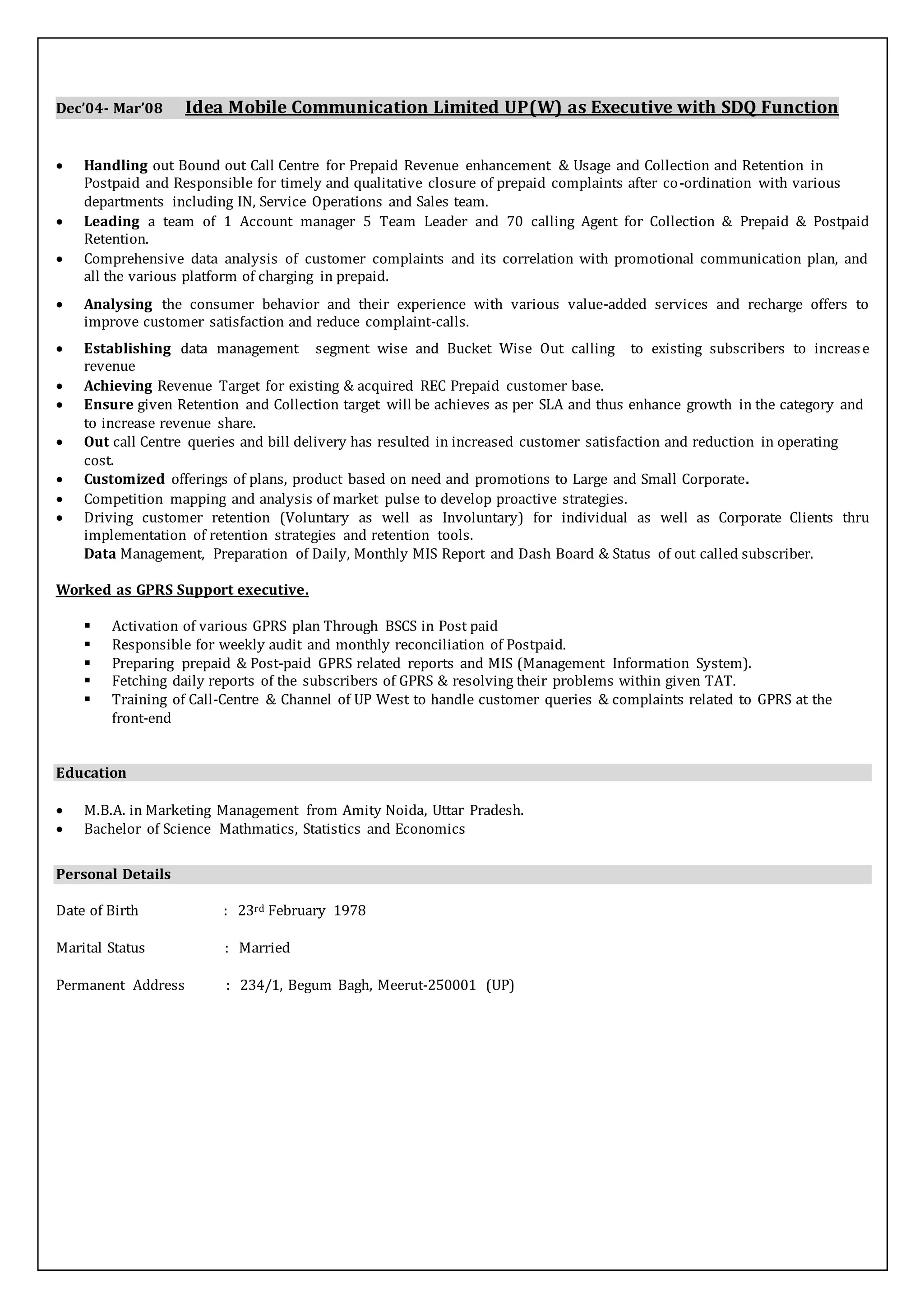 Nitin Singh CV | PDF